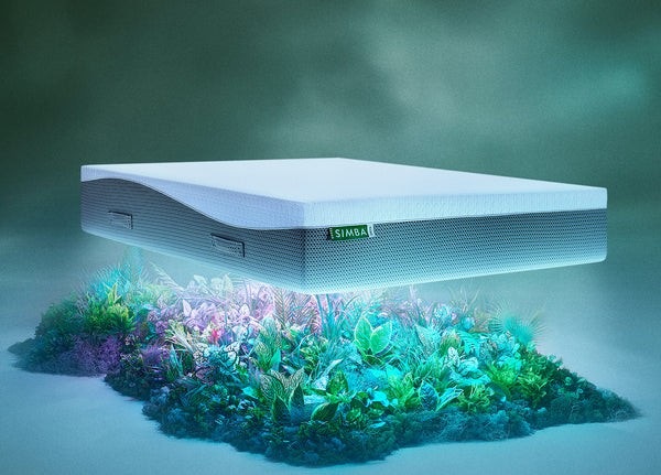 The Simba Green Hybrid Rush Mattress Dream Green